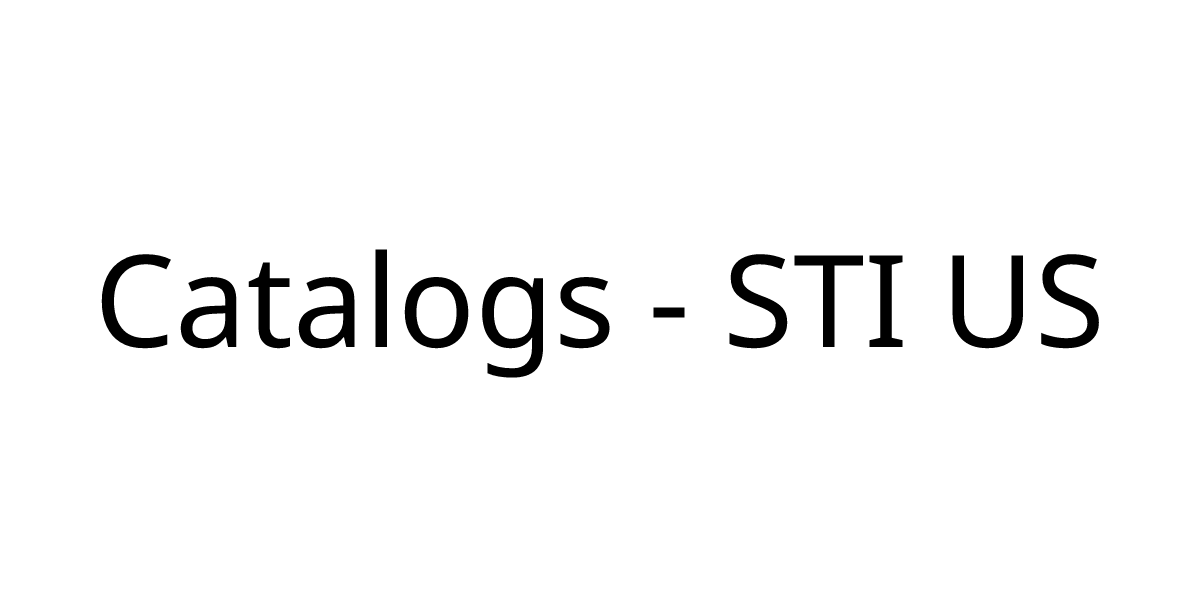 Catalogs - STI US