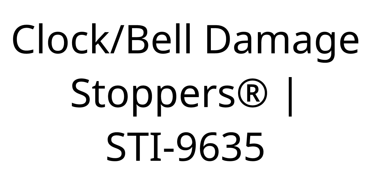 Clock/Bell Damage Stoppers® | STI-9635 | STI Global (Americas)