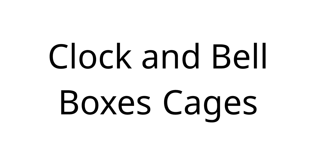 Clock and Bell Boxes Cages | STI Global (EMEA)