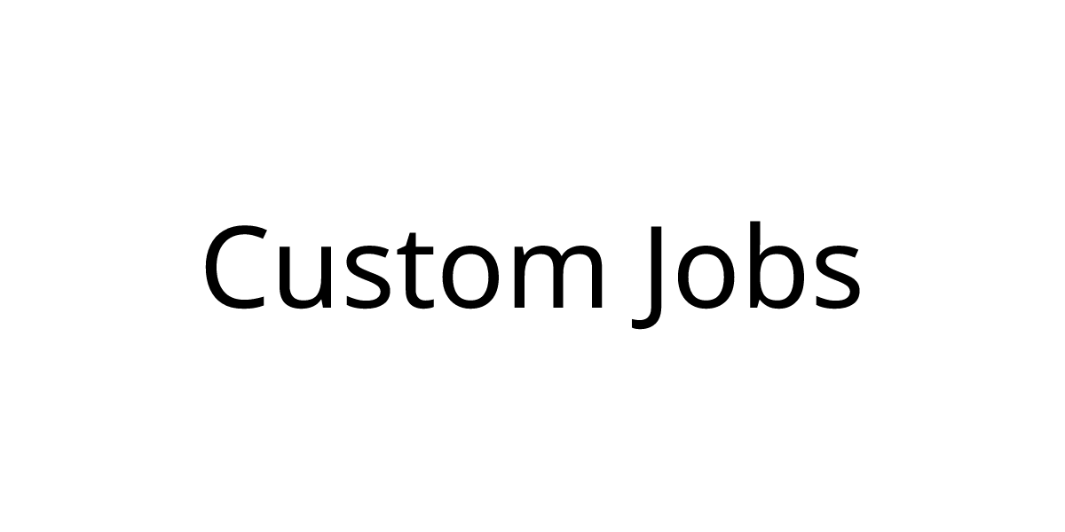 Custom Jobs | STI Global (Americas)
