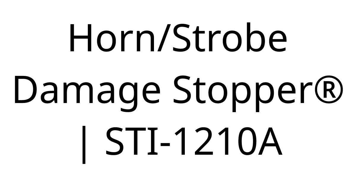 Horn/Strobe Damage Stopper® | STI-1210A | STI Global (Americas)