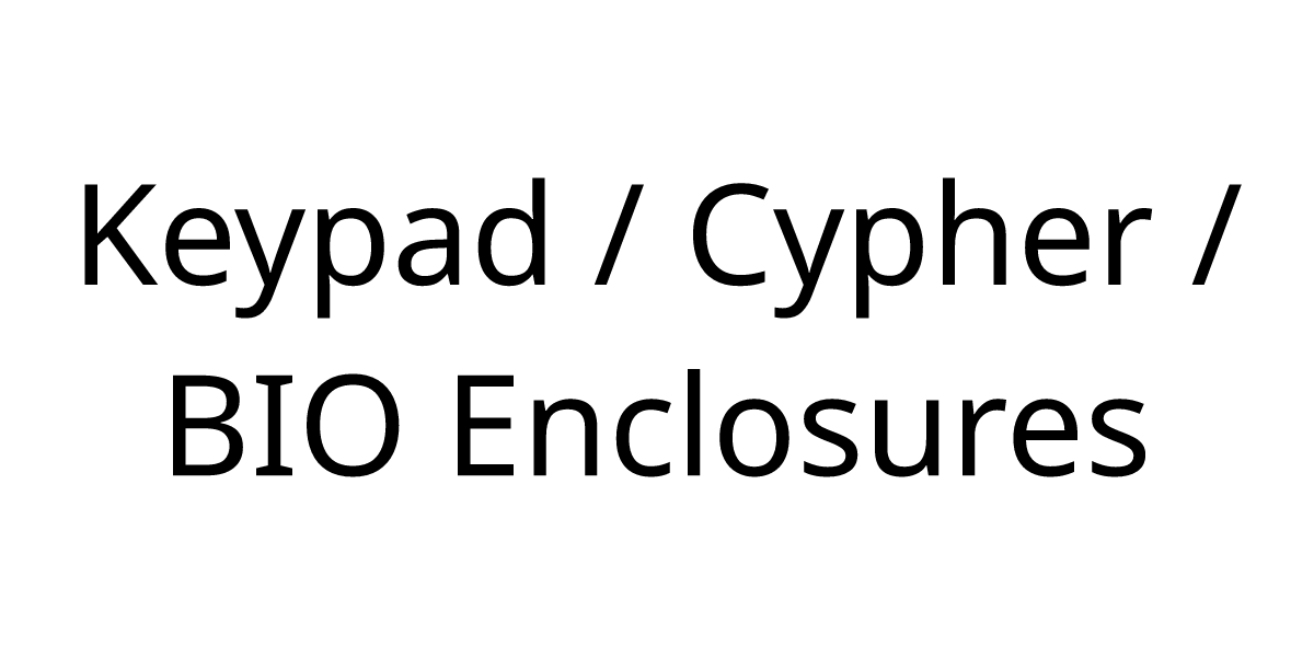 Keypad / Cypher / BIO Enclosures | STI Global (Americas)