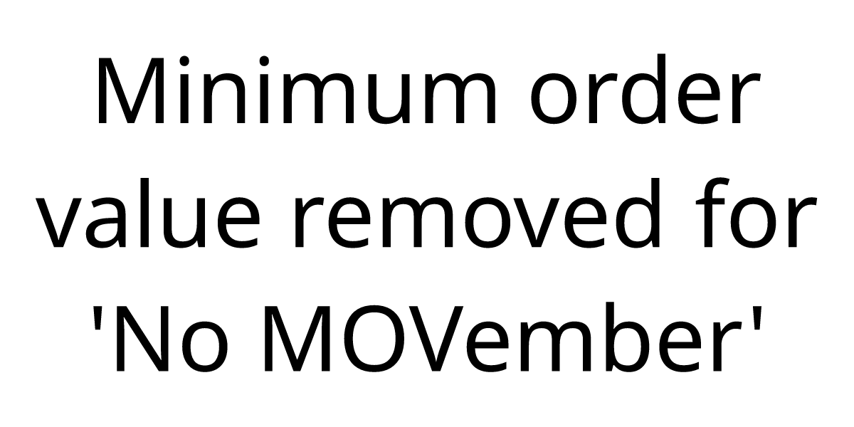 Minimum order value removed for 'No MOVember' | STI Global (EMEA)