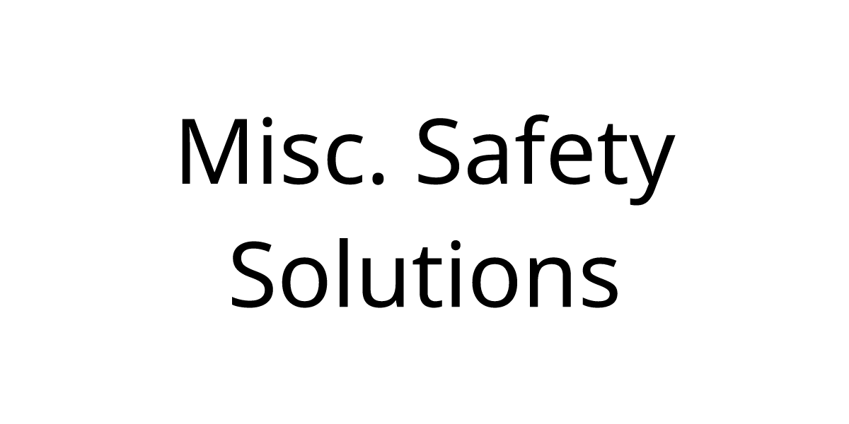 Misc. Safety Solutions | STI Global (Americas)