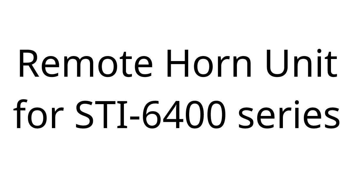 Remote Horn Unit for STI-6400 series | STI Global (EMEA)