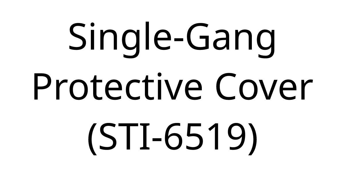 Single-Gang Protective Cover (STI-6519) | STI Global (Americas)