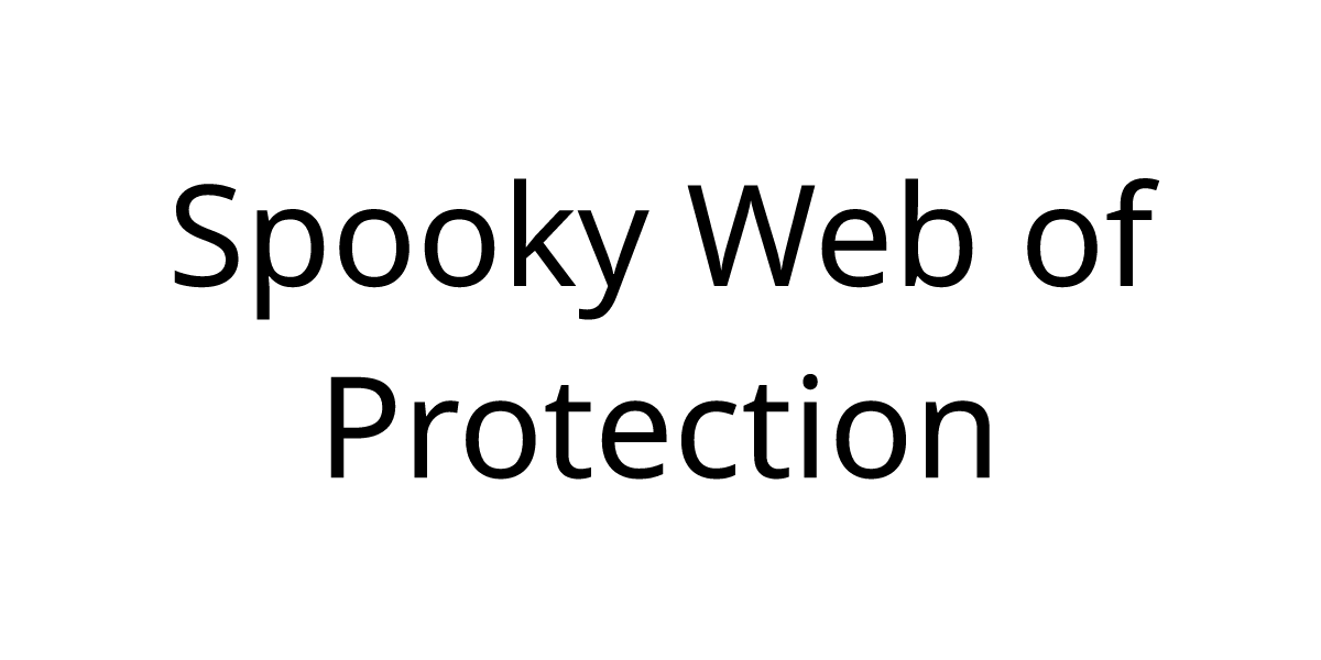 Spooky Web of Protection | STI Global (Americas)