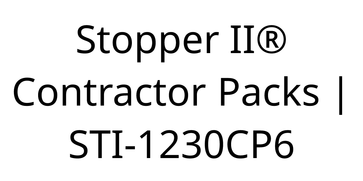 Stopper II® Contractor Packs | STI-1230CP6 | STI Global (Americas)
