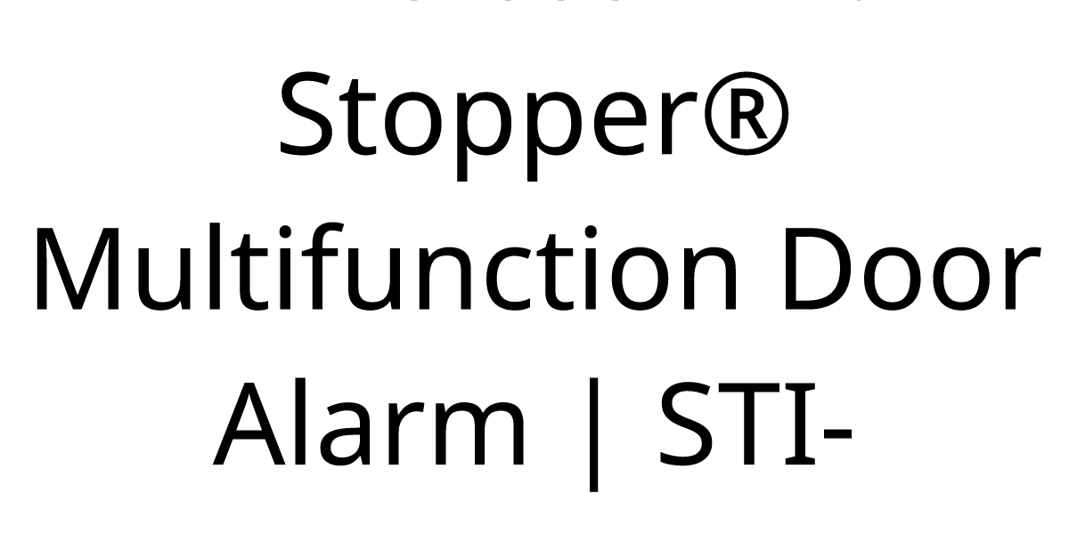 Wireless Exit Stopper® Multifunction Door Alarm | STI-V6400WIR4 | STI ...